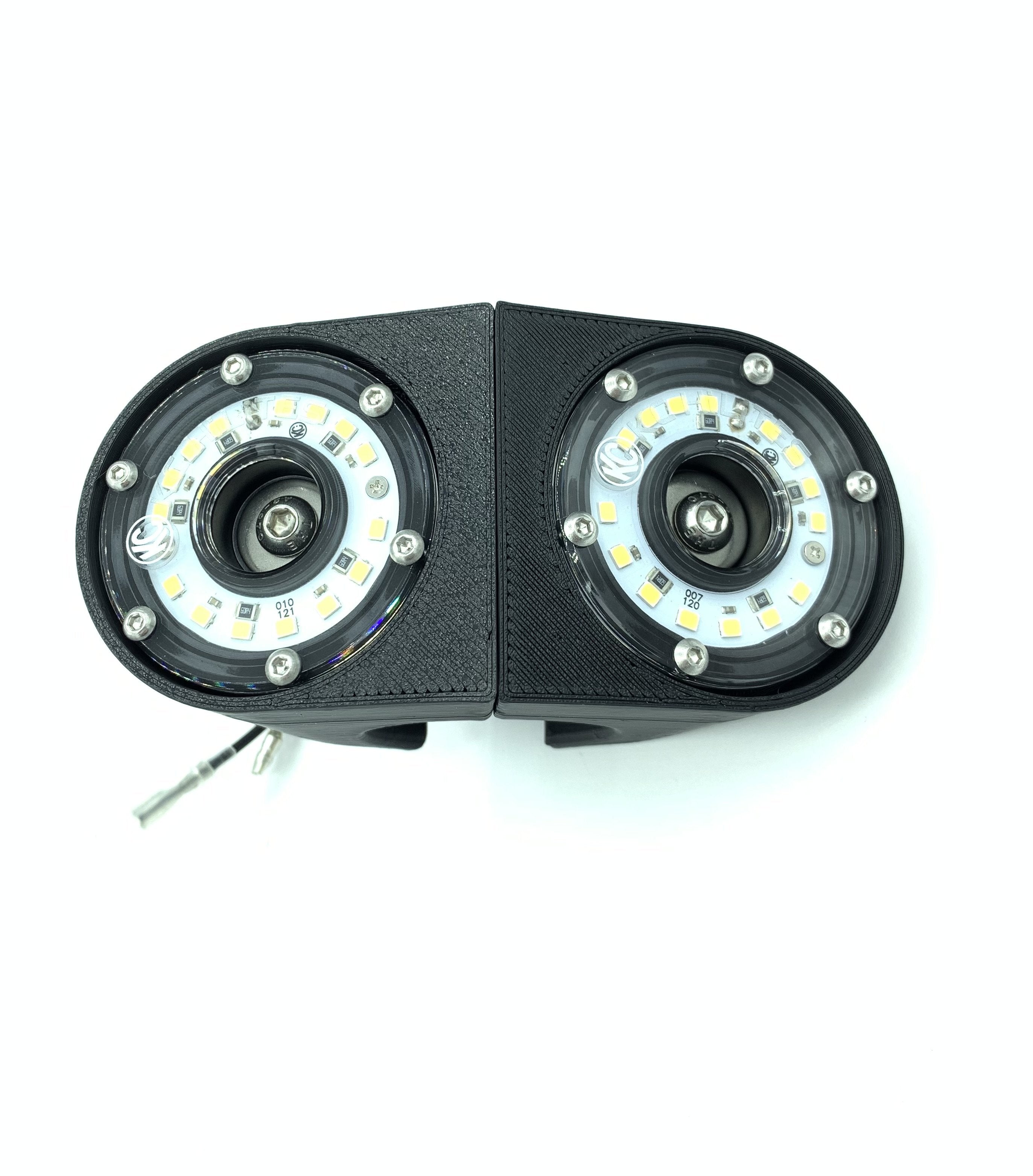 Dual KC Cyclone 1.75" Roll Bar Light Mount – Custom 3D Fab